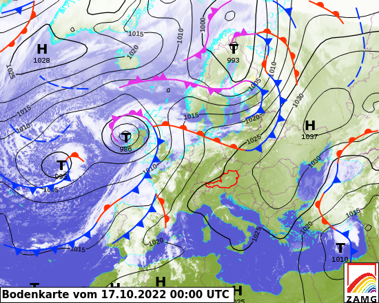 Wetterkarte — ZAMG