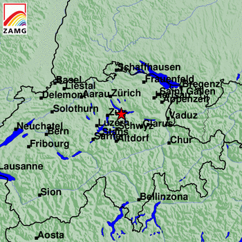 Karten und Listen seismischer Aktivität — ZAMG