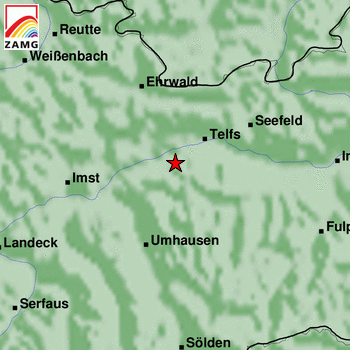 Karten und Listen seismischer Aktivität — ZAMG
