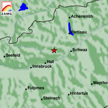 Karten und Listen seismischer Aktivität — ZAMG